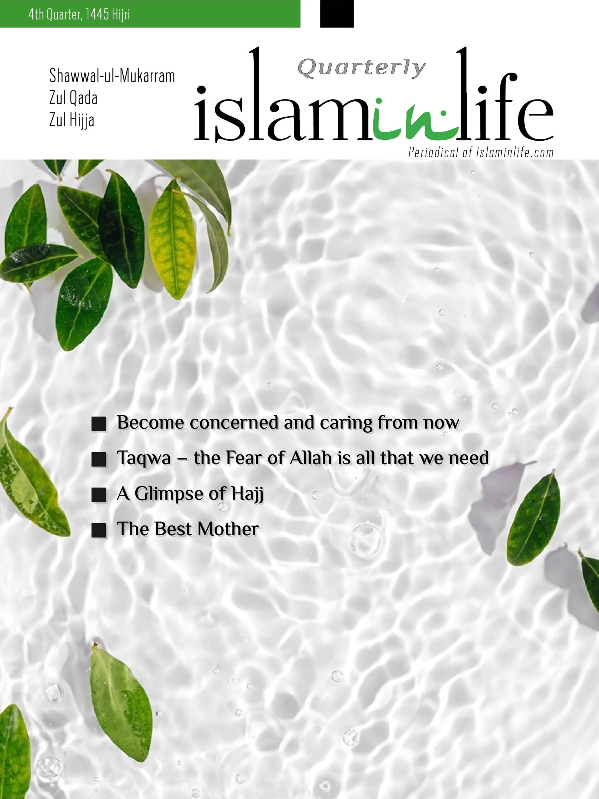 Quarterly IslamInLife Issue 04 - Shawwal, Zul Qadah, Zul Hijja 1445 ...